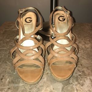 Guess | Shoes | Guess Platform Strappy Heel Sandals | Poshmark